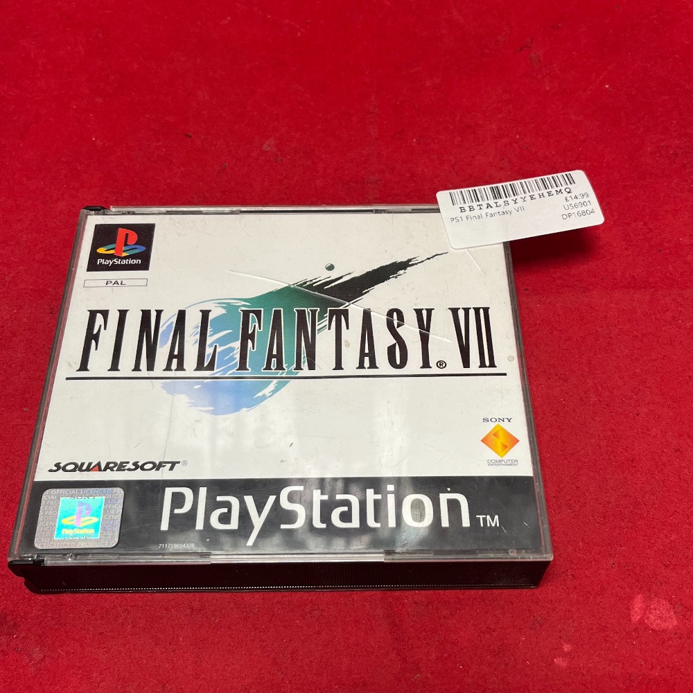 Pre-owned Squaresoft PS1 Final Fantasy VII - Own4Less